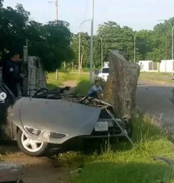 Mueren tres personas en terrible accidente de tránsito en Bolívar