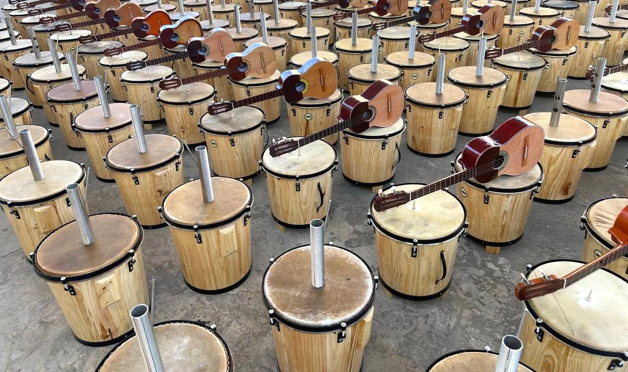 Fundación Nacional de la Gaita recibe nueva dotación de instrumentos
