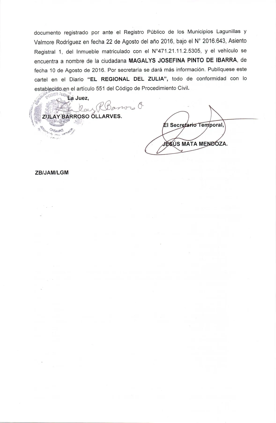 PRIMER CARTEL DE REMATE – SE HACE SABER – PARTICIPACIÓN Y LIQUIDACIÓN ...