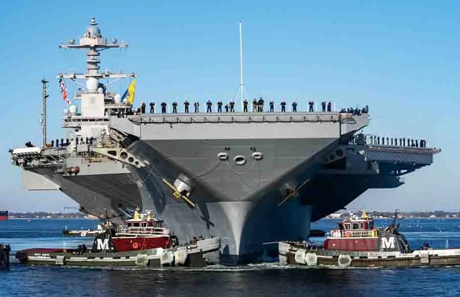 Trump envía a Irán el portaaviones USS Gerald R. Ford