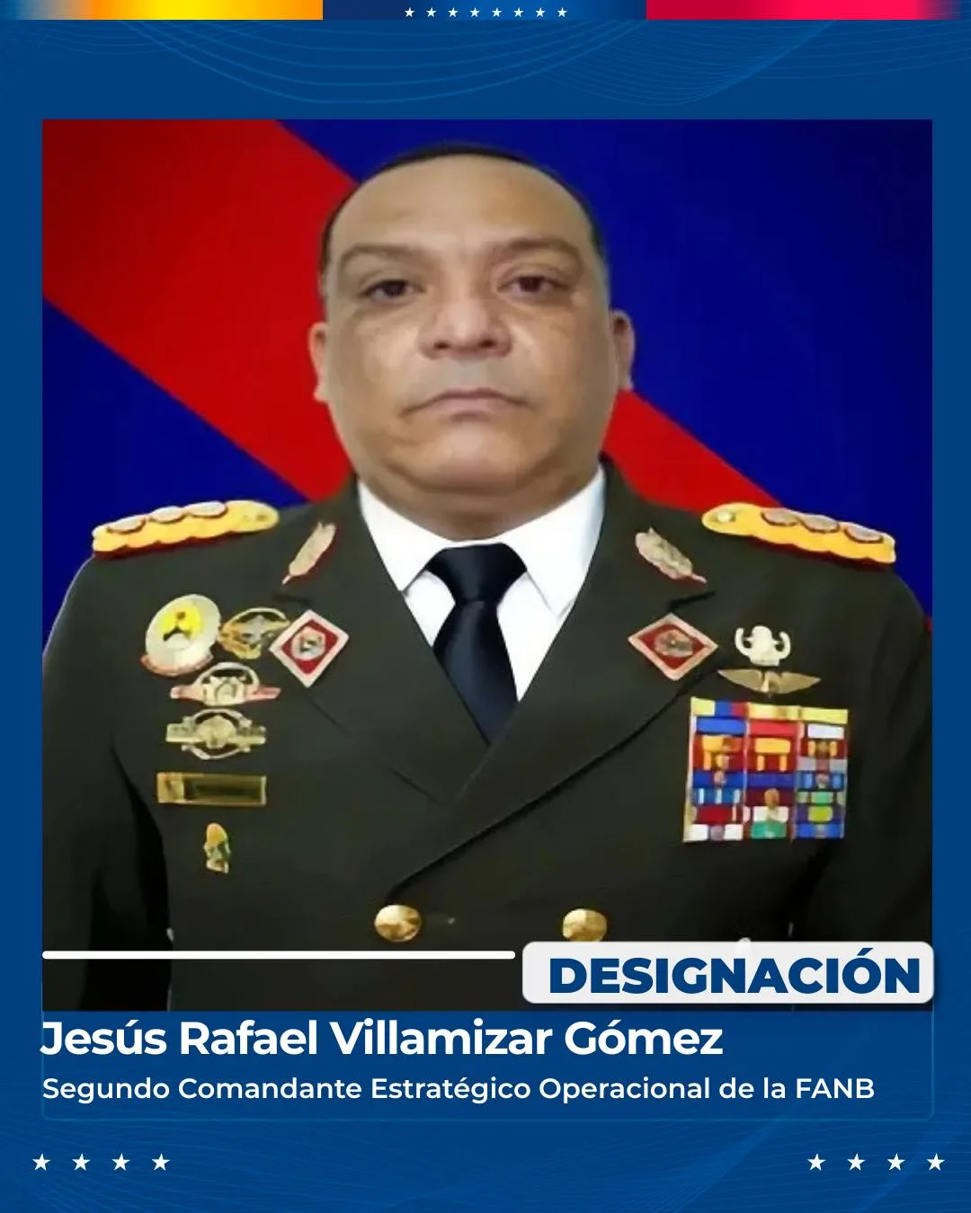 Nueva designación del Alto Mando Militar en Venezuela